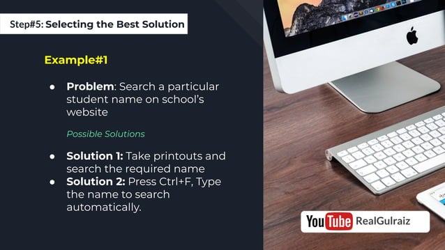 Problem Solving Steps in Computer Science - RealGulraiz Youtube ...