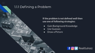 Problem Solving Steps in Computer Science - RealGulraiz Youtube ...
