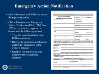 Regulaciones y proceso de inspección de material propagativo exportado ...