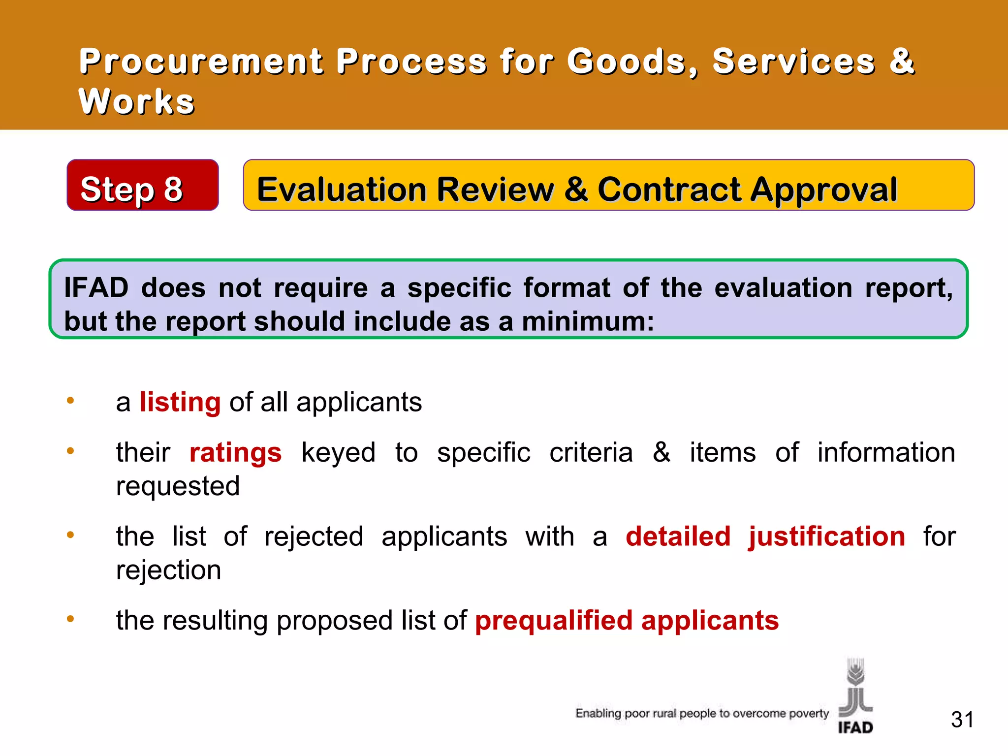 procurement overview | PPT