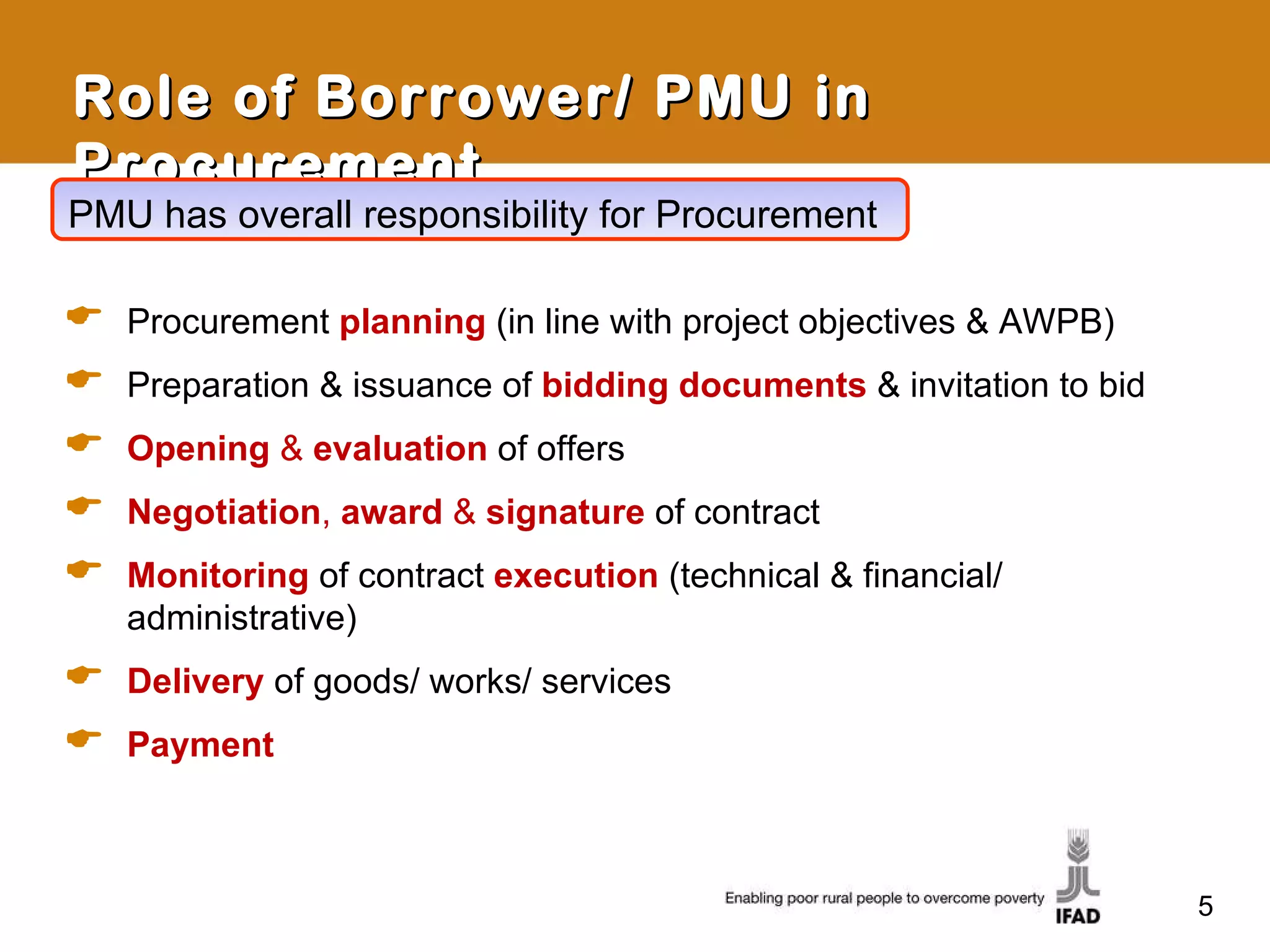 procurement overview | PPT