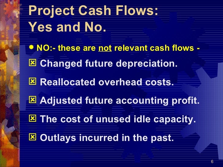 1 project cash flow