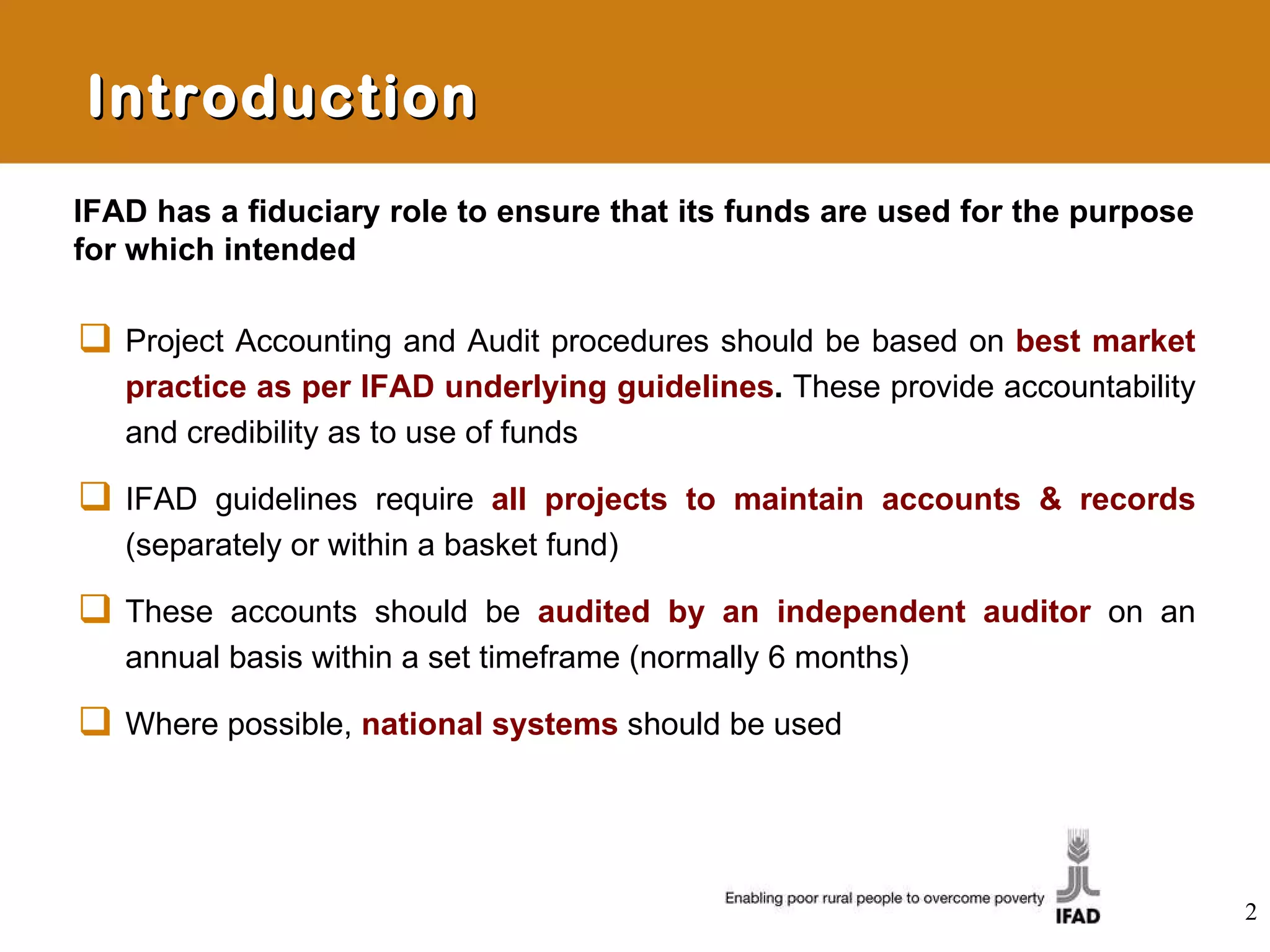 project financial statements and quarterly reporting | PPT