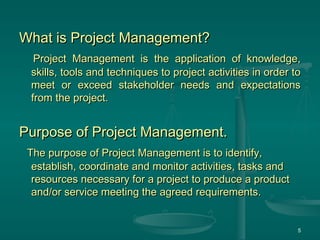 1 project & project cycle management | PPT