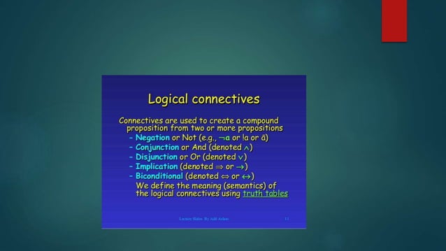 1-Propositional Logic and Logical Connectives.pptx