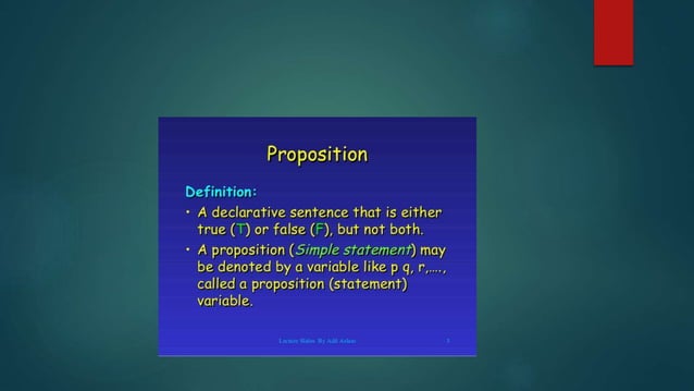 1-Propositional Logic and Logical Connectives.pptx