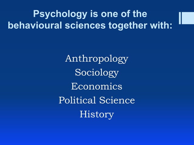 Introduction to Psychology | PPTX