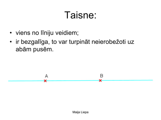1.punkts, taisne, plakne un ģeometriskas figūras | PPTX