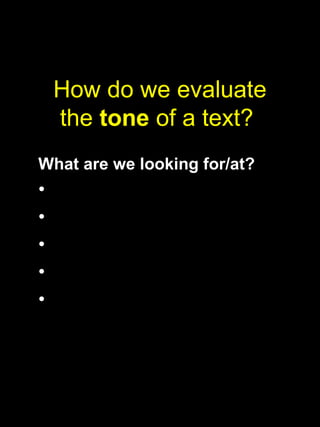 Purpose, Audience, Form and Tone | PPT