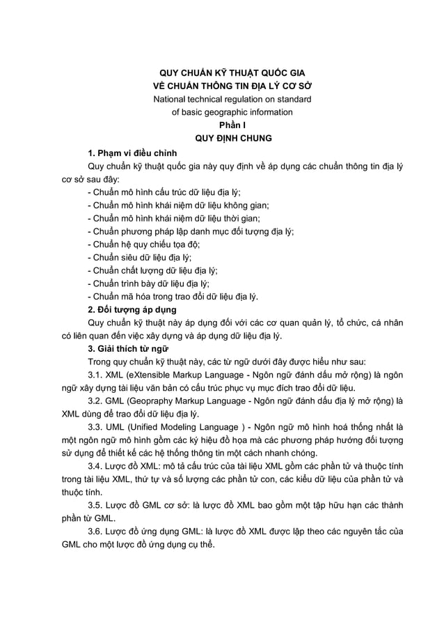 1 qcvn-42 2009-btnmt-quy-chuan-ky-thuat-quoc-gia-ve-chuan-thong-tin-dia-ly | PDF