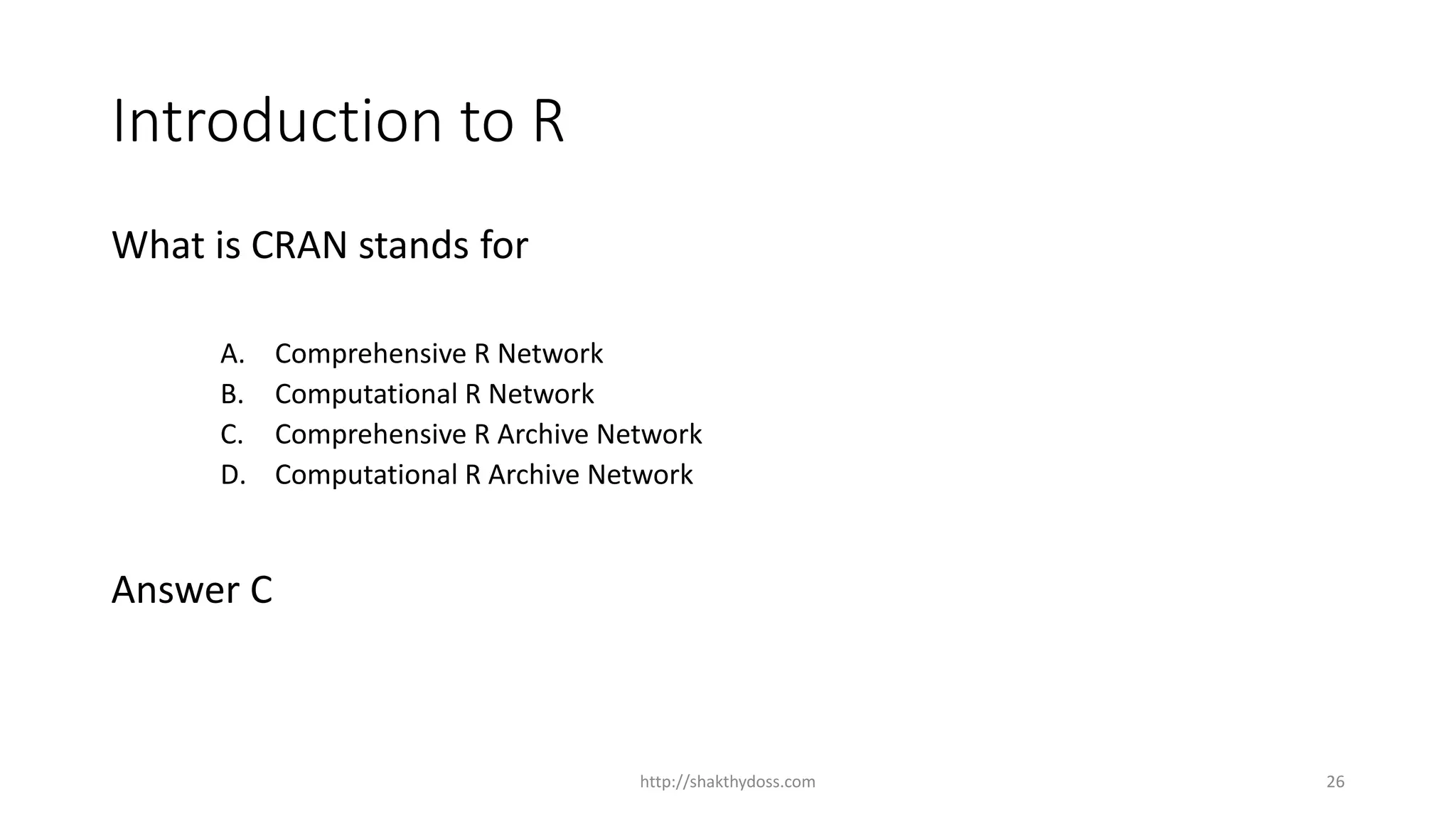 1 R Tutorial Introduction | PPT