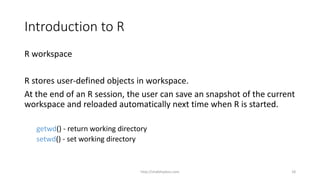 1 R Tutorial Introduction | PPT