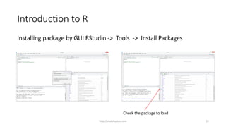 1 R Tutorial Introduction | PPT