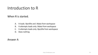 1 R Tutorial Introduction | PPT