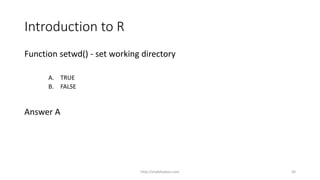 1 R Tutorial Introduction | PPT