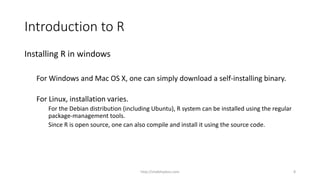 1 R Tutorial Introduction | PDF