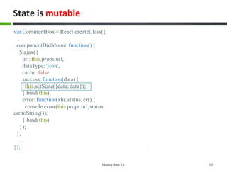 Introduction to ReactJS | PPT