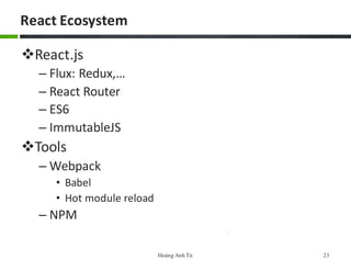 Introduction to ReactJS | PPT
