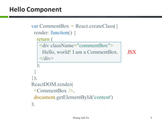 Introduction to ReactJS | PPT