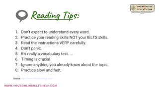 IELTS Reading Overview | PPTX