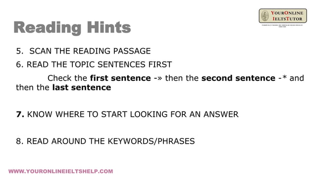 IELTS Reading Overview | PPTX