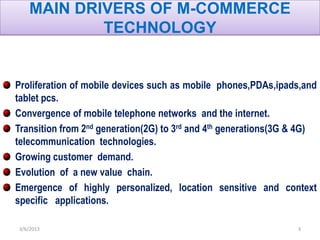 Real time mobile Commerce | PPTX