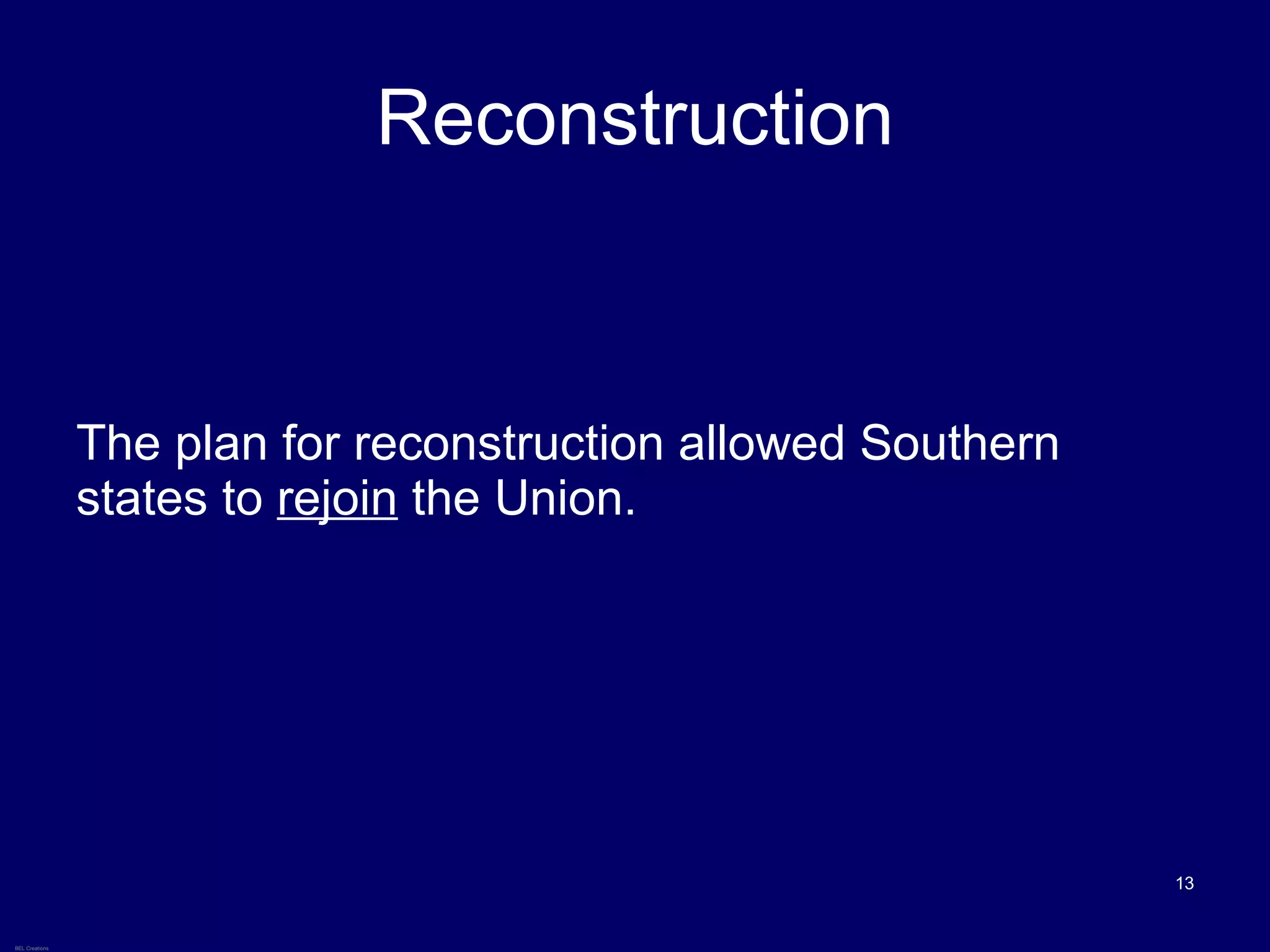 Reconstruction | PPT