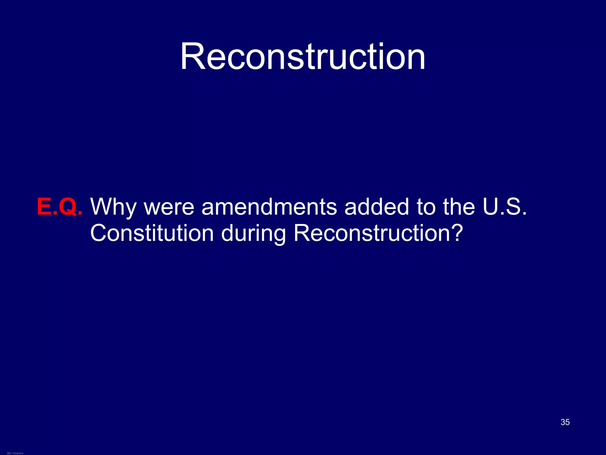 Reconstruction | PPT