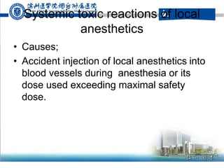 Reginal Block Anesthesia-anesthesia topic | PPT