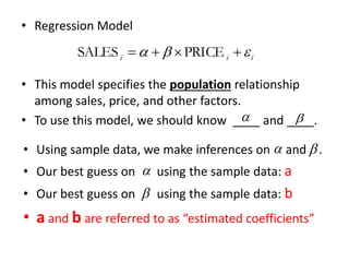 Introduction to Regression Analysis | PPTX