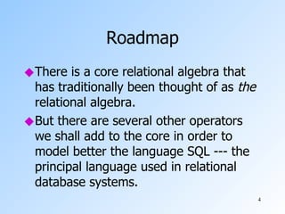 Relational Algebra | PPT