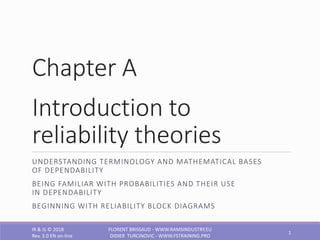 Introduction to reliability theories | PPTX