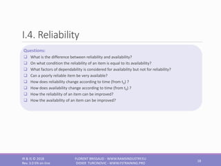 Introduction to reliability theories | PPTX