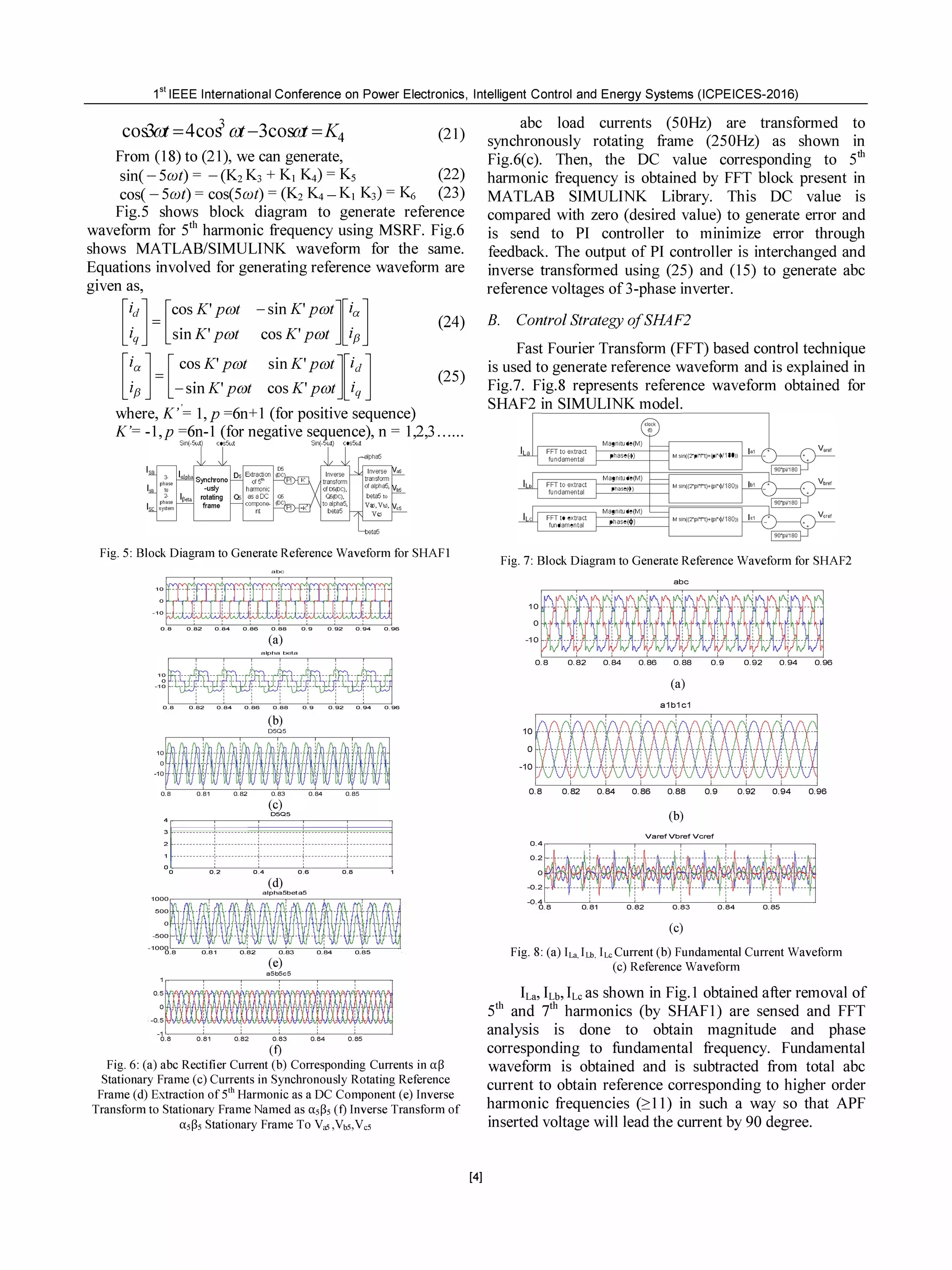 1 removal of source current harmonics under harmonically balanced condition using shunt hybrid ...