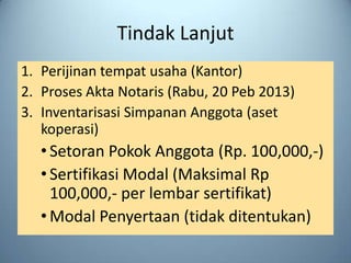 Revitalisasi koperasi | PPTX