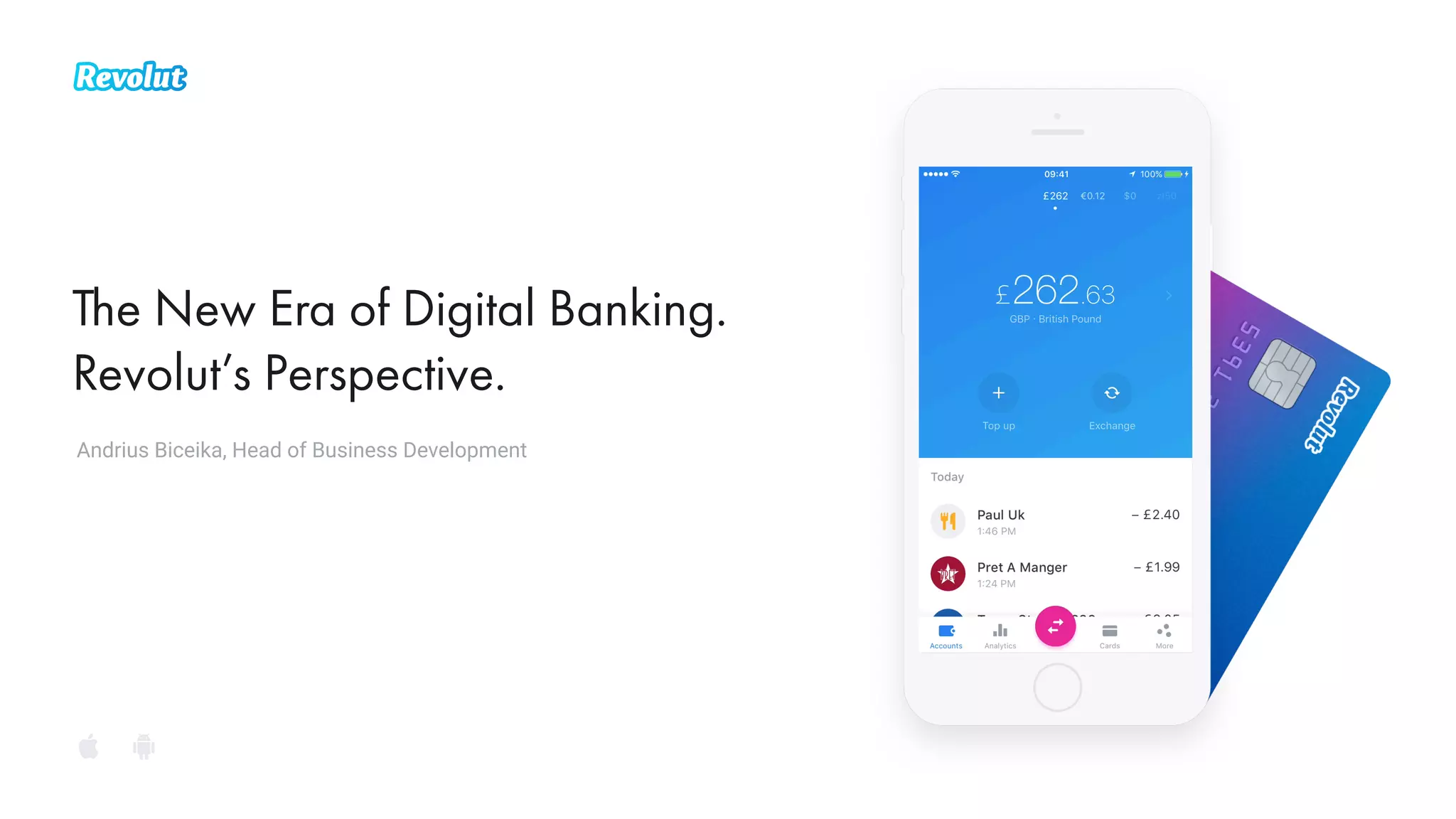 Andrius Biceika (Revolut): The New Era of Digital Banking | PDF