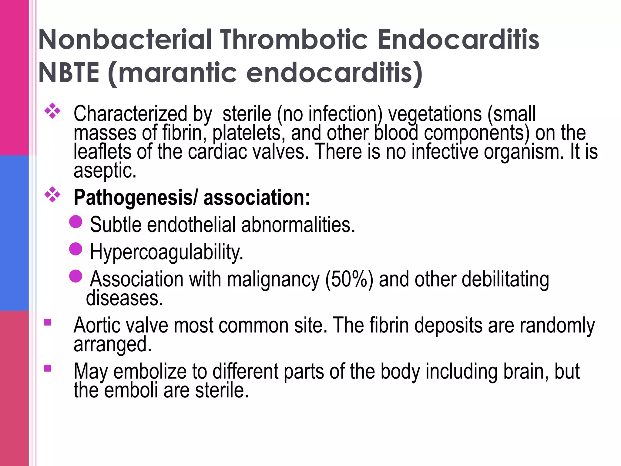 CVS Pathology 1 - Rheumatic heart disease, infective endocarditis and ...