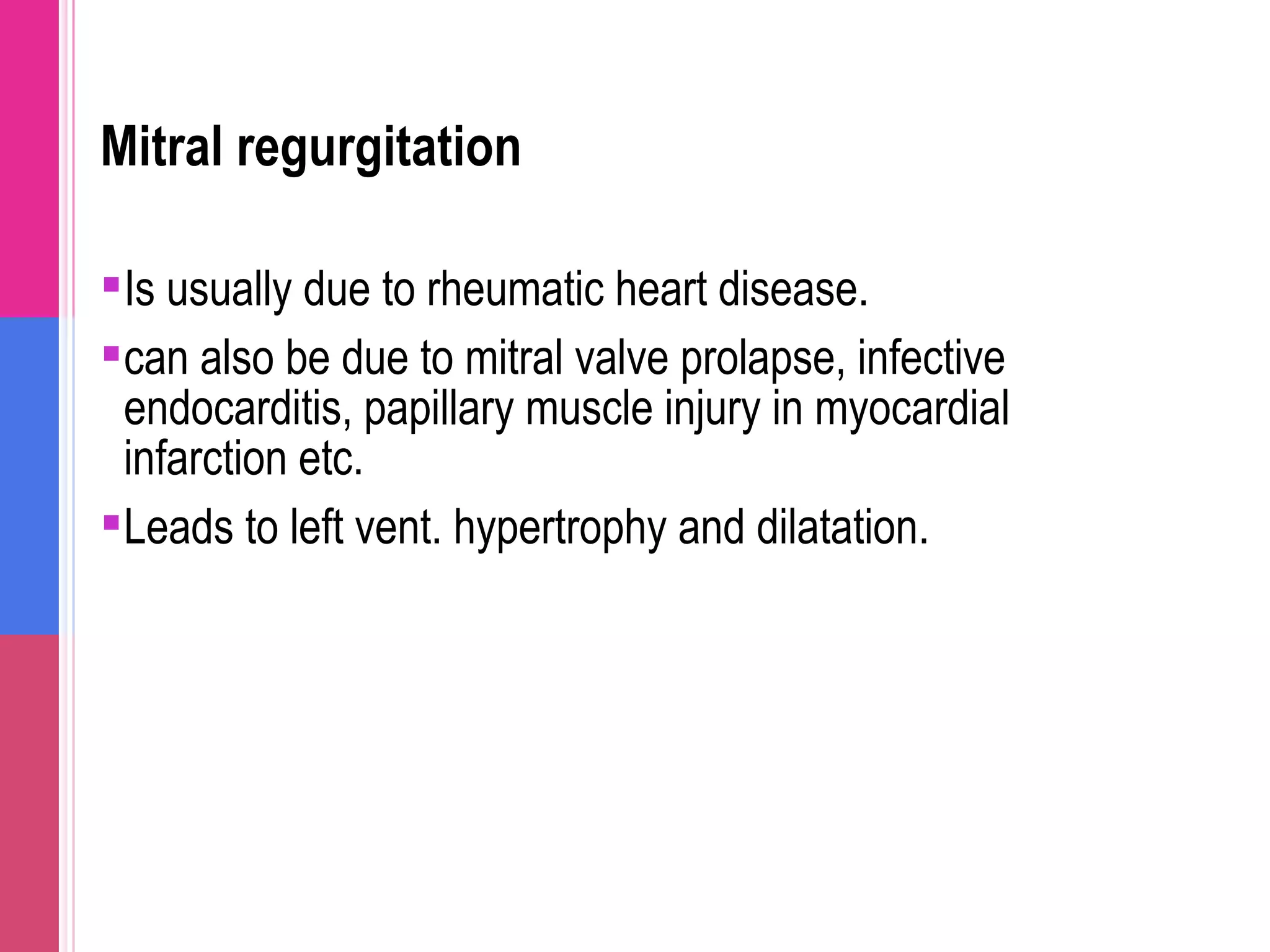 CVS Pathology 1 - Rheumatic heart disease, infective endocarditis and ...