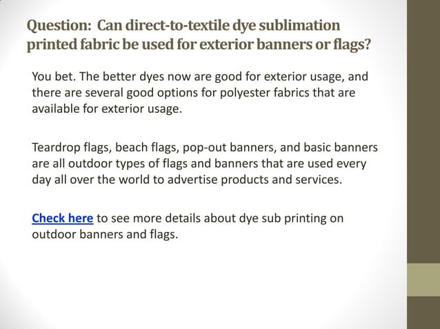 Can Dye Sublimation Printing Be Done On Rigid Substrates | PPT