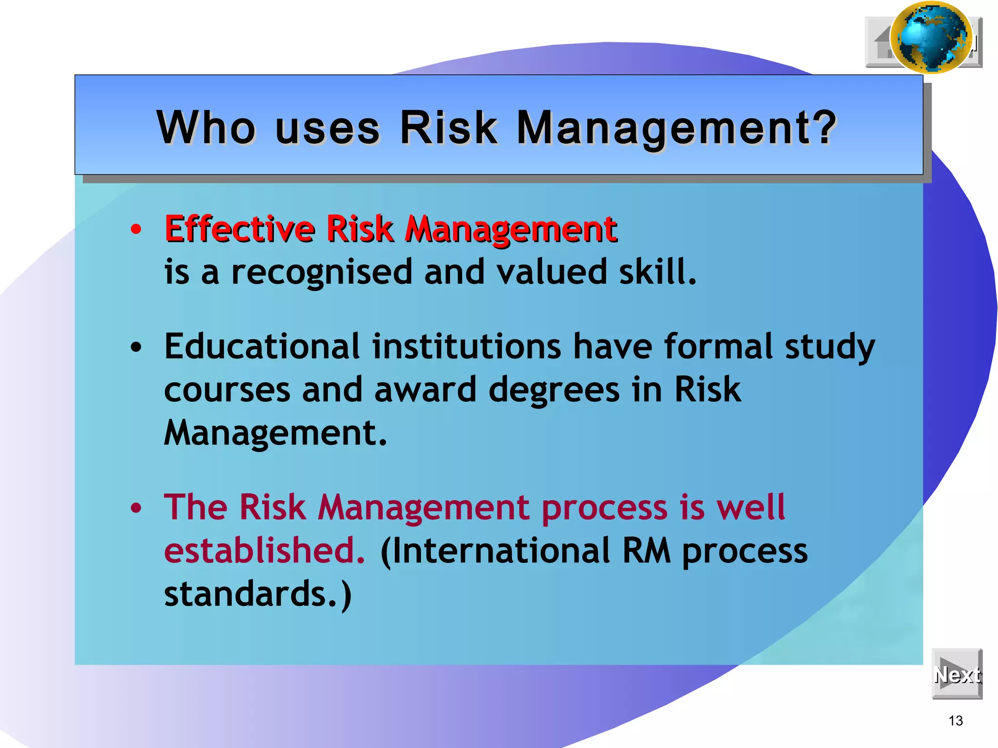 Risk Management_TRAINING | PPT