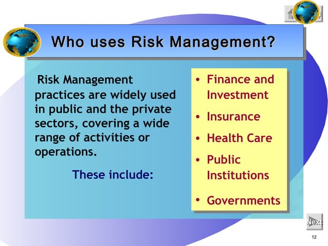 Risk Management_TRAINING | PPT