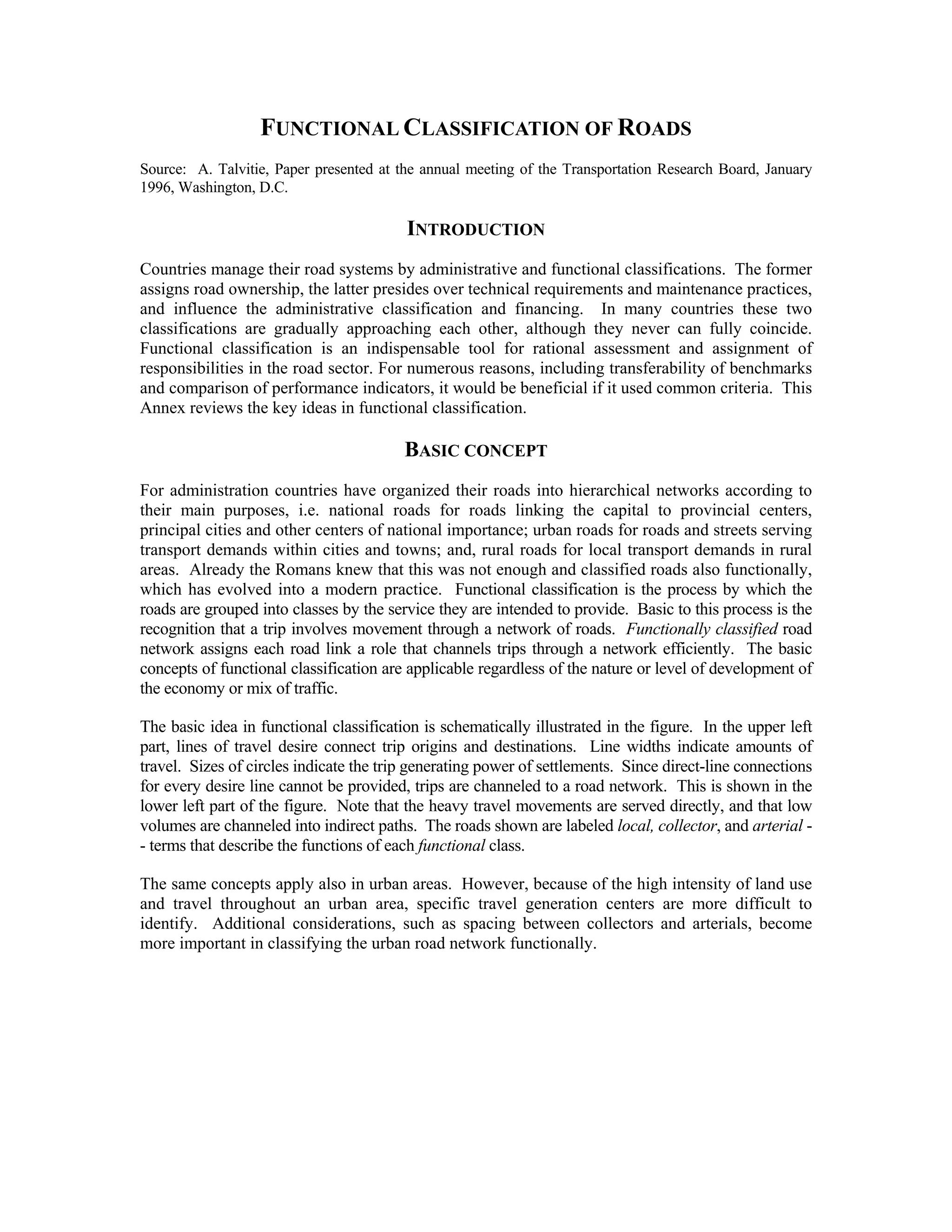 1 roads classification | PDF