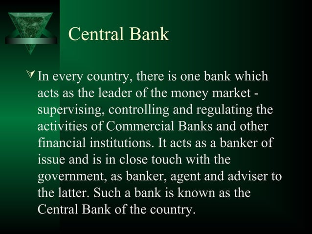 1. role of central bank (1) | PPT