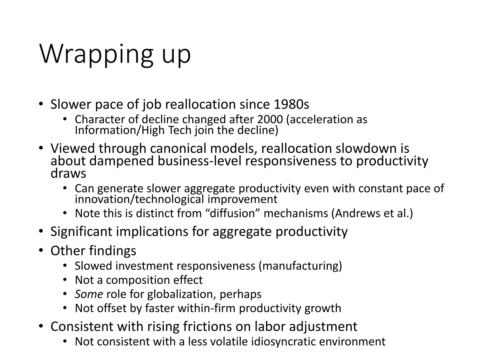 Session 1 A Ryan Decker | PPT