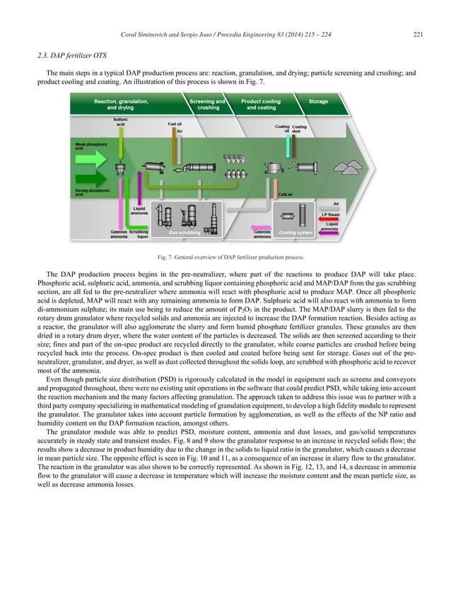 Dynamic operator training simulators for sulphuric acid, phosphoric acid, and DAP production ...