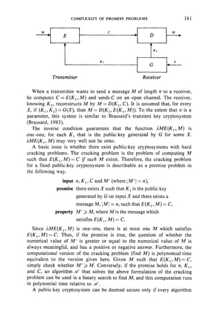 The complexity of promise problems with applications to public-key ...