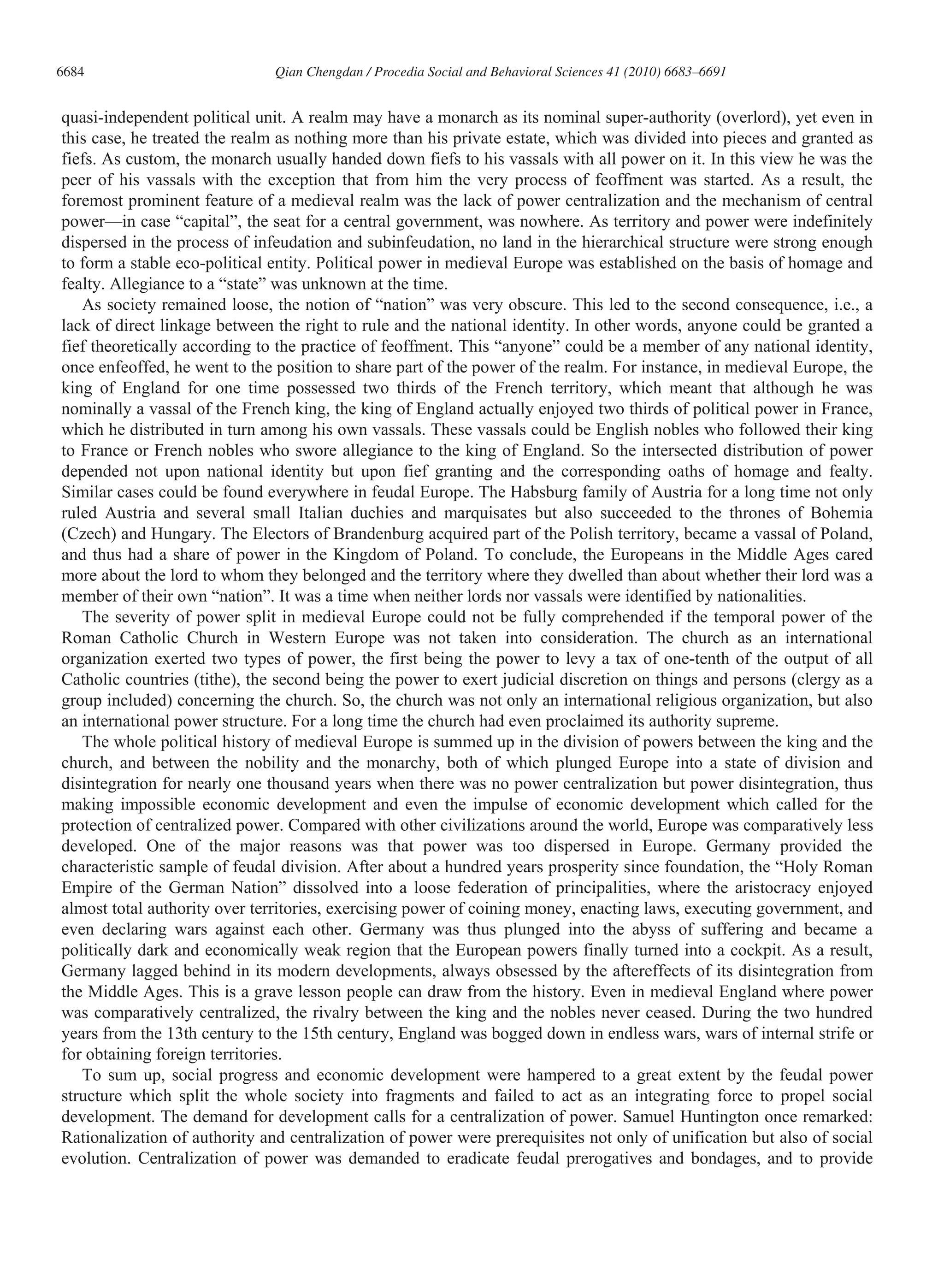 Transformation of European states | PDF