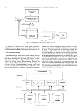 Design a personalized e-learning system based on item response theory ...