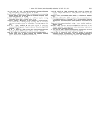 Design a personalized e-learning system based on item response theory ...