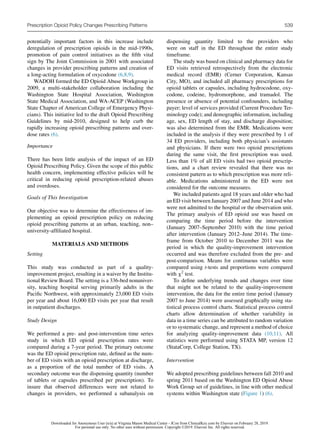 Changes in Provider Prescribing Patterns After Implementation of an ...